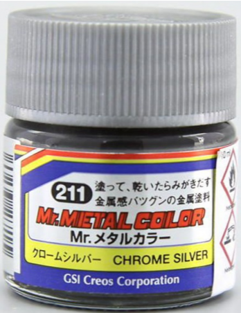 Mr. Colour - Metal Color - Chrome Silver - (MC211) – GundamHobby.ca
