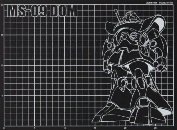 Mobile Suit Gundam Cutting Mat DOM (A4 Size) – GundamHobby.ca